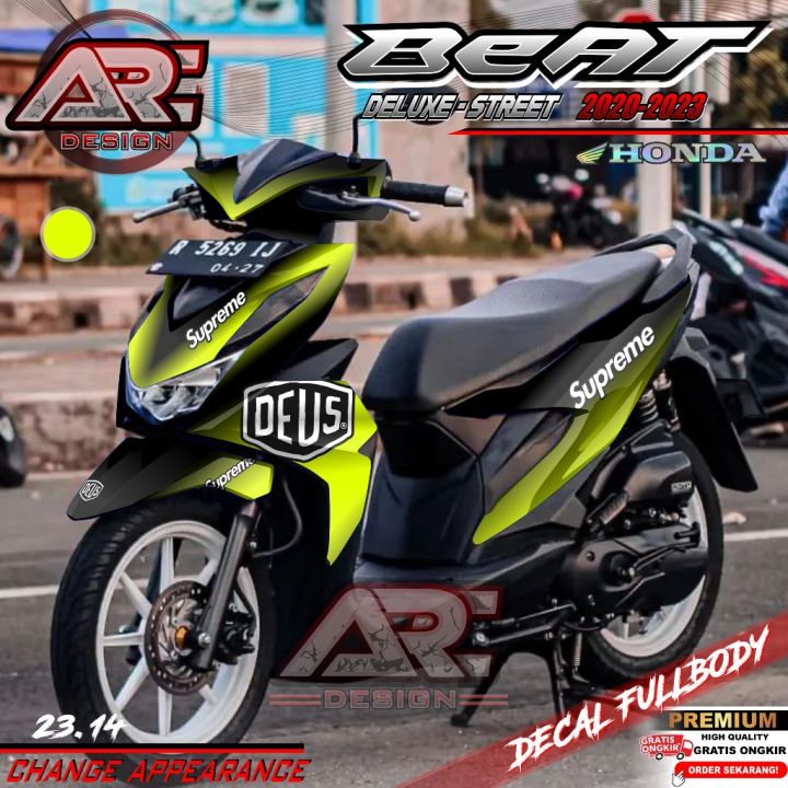(COD) TERBARU Decal Sticker Honda Beat DELUXE STREET 2020 2021 2022 ...
