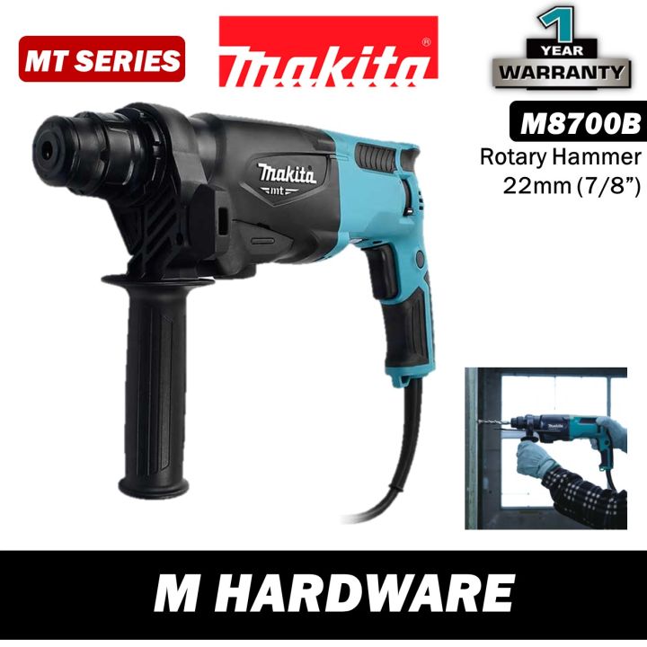 MAKITA M8700B Rotary Hammer 710W 2 Mode ( SDS PLUS ) *FREE Drill Bits ...