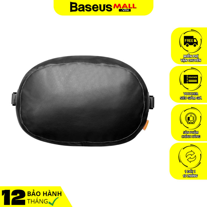 Gối Tựa Đầu Ô Tô Baseus ComfortRide | 2 Mặt Da & Vải Lộn Dùng Quanh Năm ...