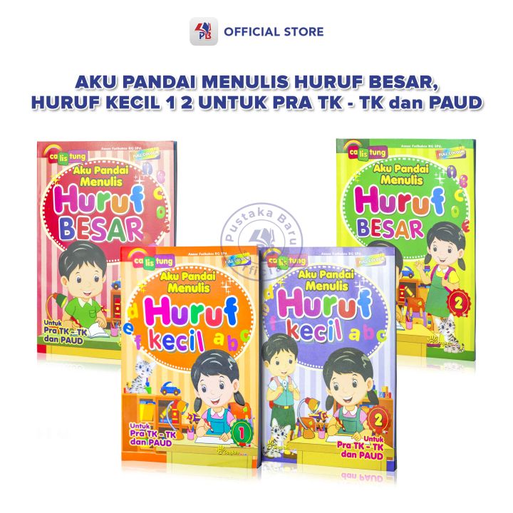 Buku Menulis Anak / Aku Pandai Menulis Huruf Besar Dan Kecil Untuk Pra ...