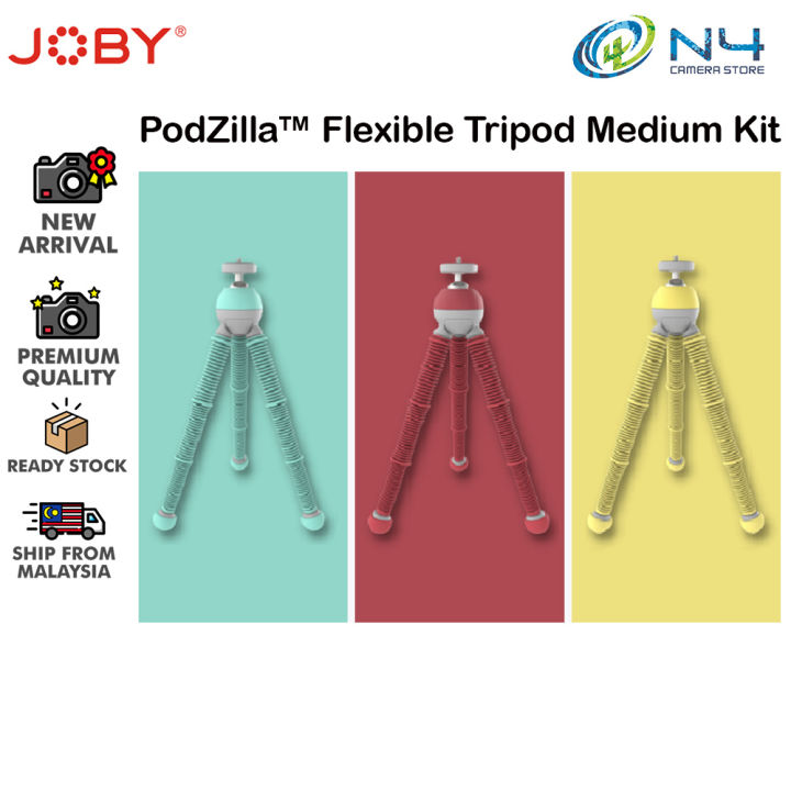 Joby PodZilla™ Flexible Tripod Medium Kit | Lazada