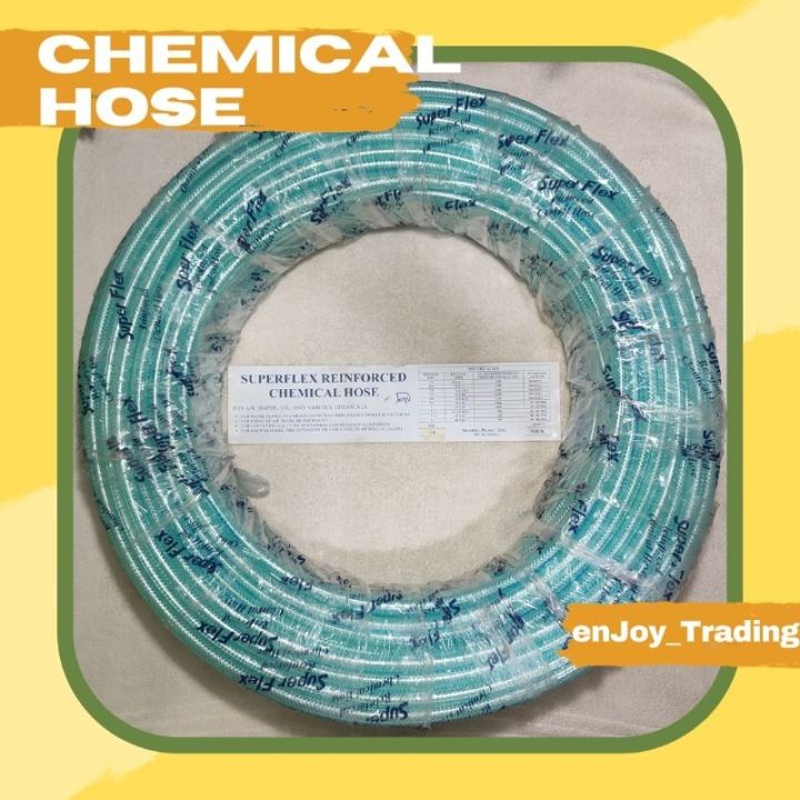 PER ROLL (90M) 3/8" SUPERFLEX Reinforced Chemical Hose Heavy Duty ...