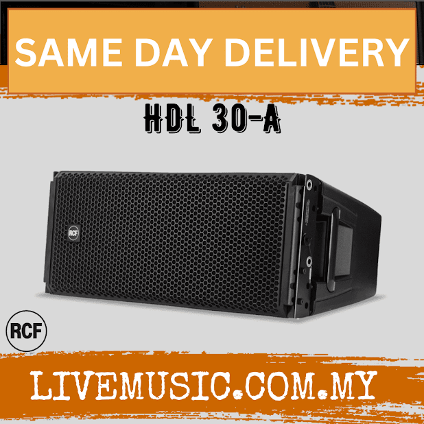 Rcf Hdl 30 A Dual 10 Inch Powered Line Array Speaker Hdl30a Hdl 30a Lazada