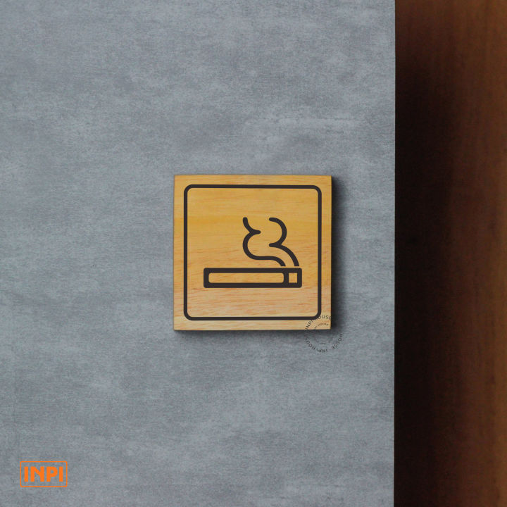 smoking area logo sign - no smoking allowed wall signage - penada ruang ...