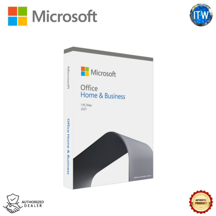 Microsoft Office Home and Business 2021 English APAC EM Medialess (T5D-03510) | Lazada PH