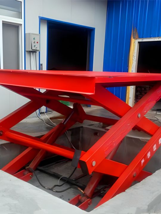 Scissor-type lifting platform fixed elevator hydraulic lifting platform ...