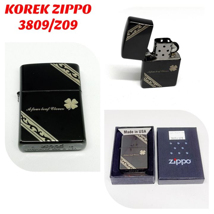 Korek Api Zippo Black Ice Motif Batik Bunga Best Seller 3809 / Korek ...