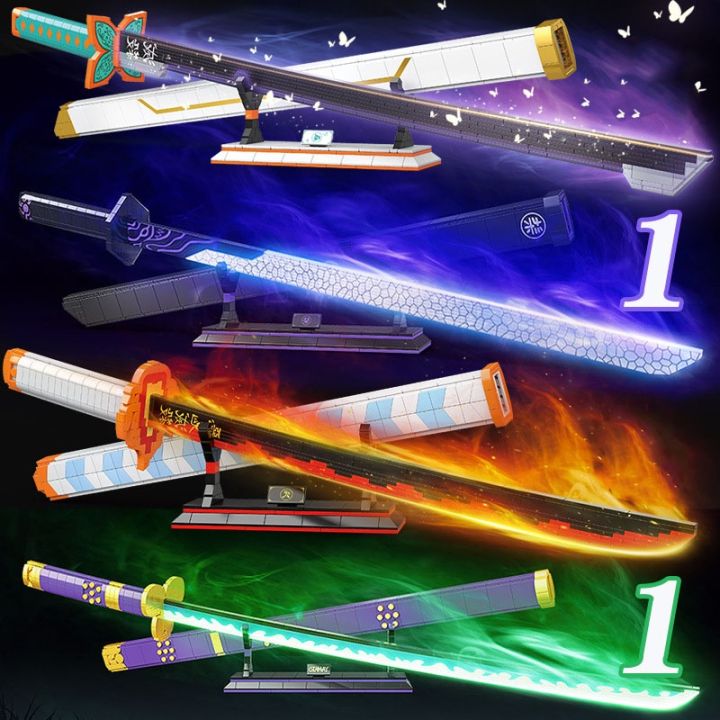 [TỈ LỆ 1:1] MÔ HÌNH Đồ chơi lắp ráp kiểu lego kiếm nichirin sword anime ...
