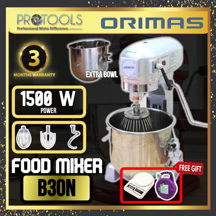 Orimas / GOLDEN BULL B30 Universal Mixer 30 Litre 1.5kW/240V - johor ...