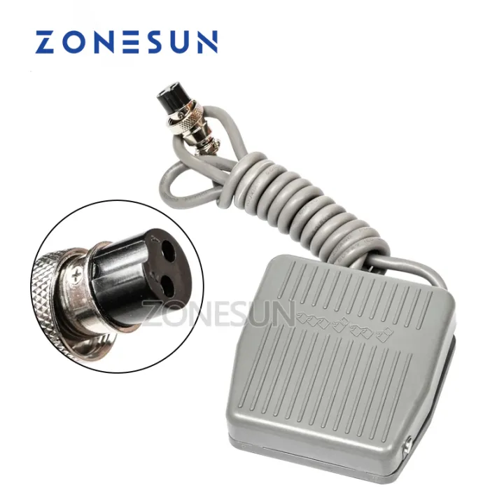 ZONESUN Pedal Switch TFS-201 Foot Switch Pedal Switch With Self Reset ...