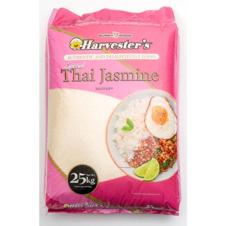 Harvesters Special Thai Jasmine Rice 25kg | Lazada PH