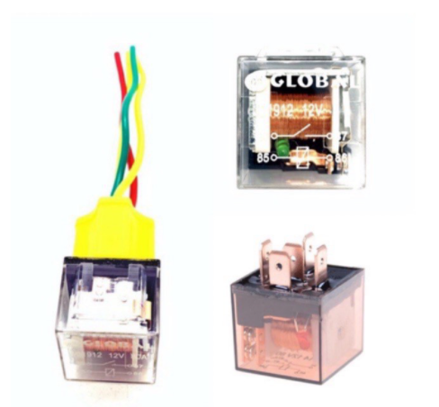 HORN RELAY SET 4 PIN 5PIN WITH SOCKET UNIVERSAL FOR MOTORCYCLE [STAR ...