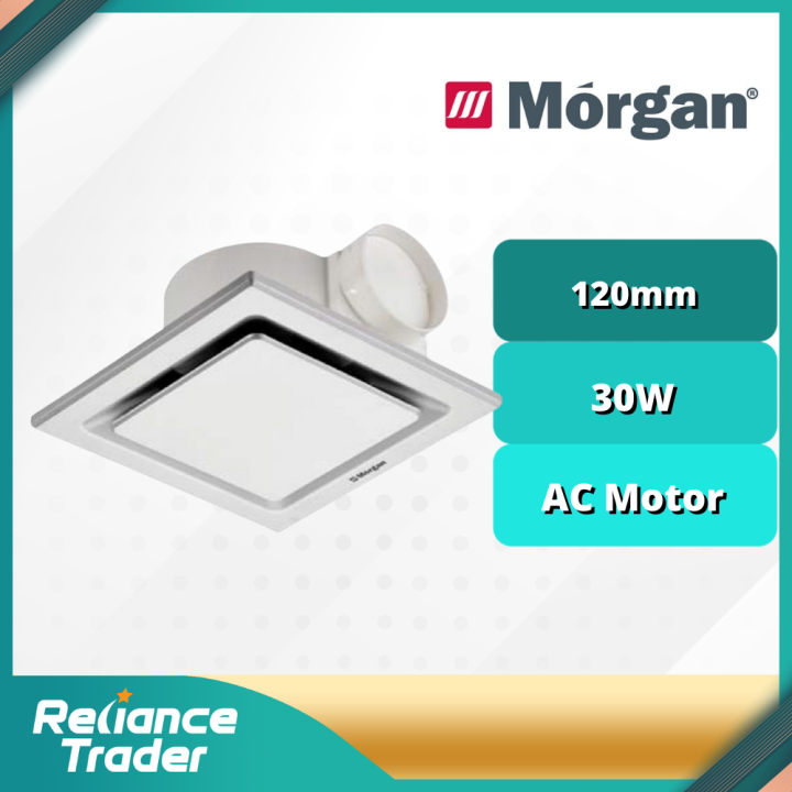 MORGAN MVF-CA12S CEILING MOUNT VENTILATING FAN (SILVER) | Lazada
