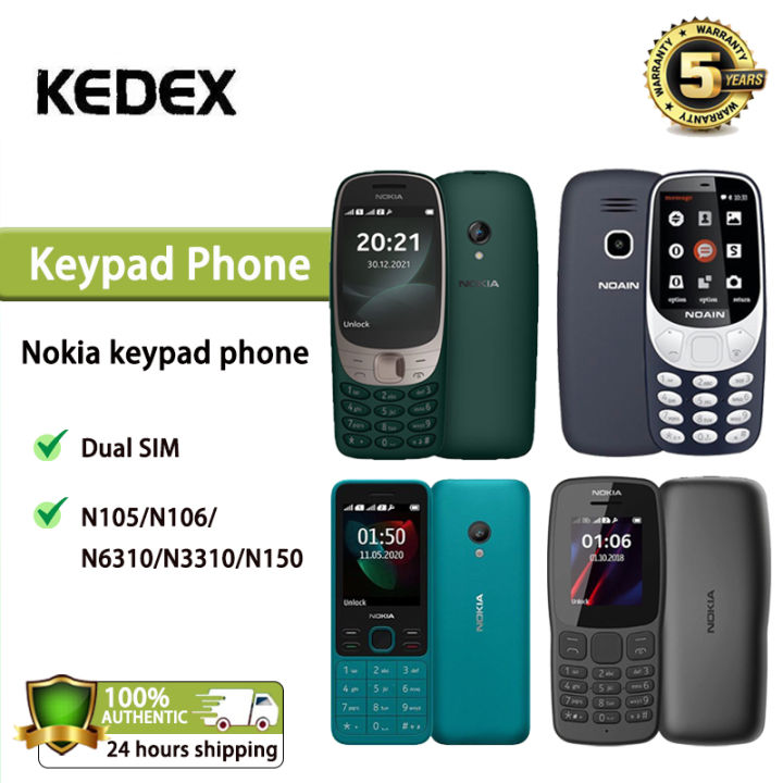KEDEX Nokia 6310 / N105 /N106 Keypad Phone Feature Phone Dual SIM 2G ...