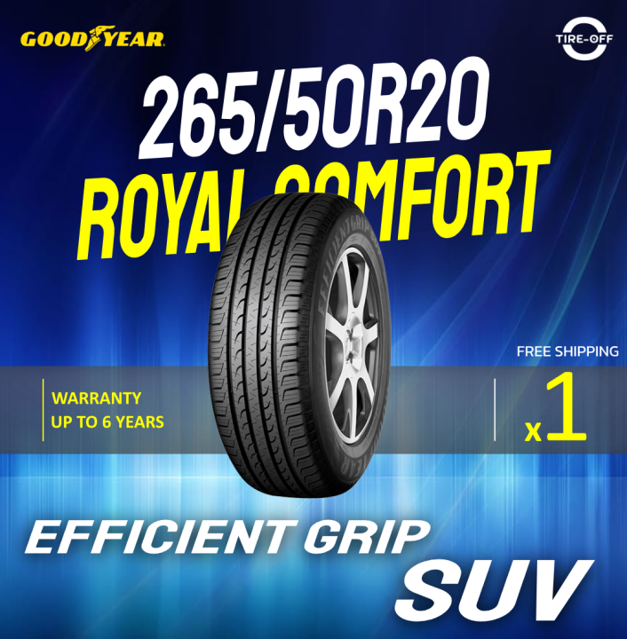 Goodyear 265/50R20 EFFICIENT GRIP SUV ยางใหม่ ผลิตปี2023 ราคาต่อ1เส้น มีรับประกันจากโรงงาน แถม ...