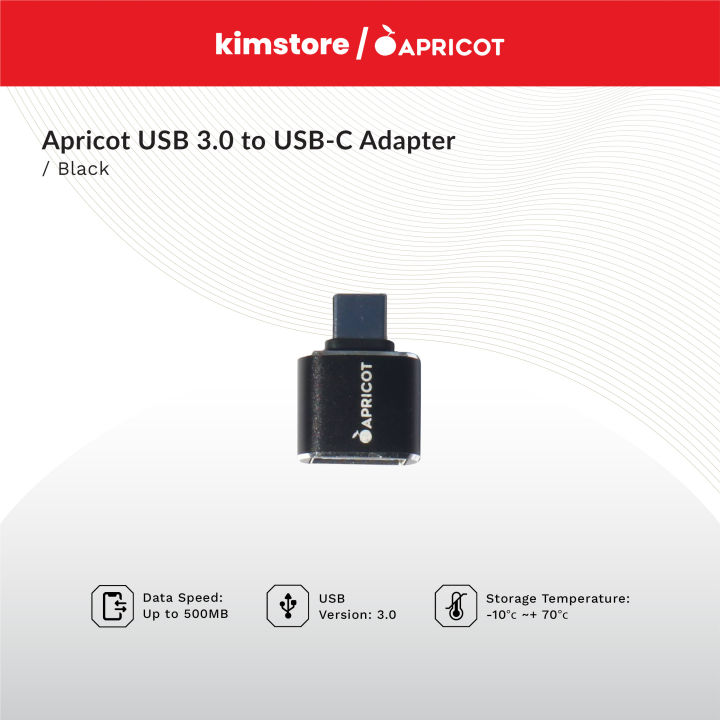 Apricot Usb 3.0 To Usb-C Adapter | Lazada PH