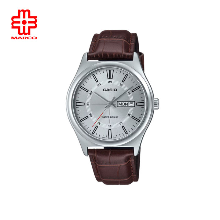 Casio General MTP-V006L-7C Brown Leather Band Men Watch | Lazada