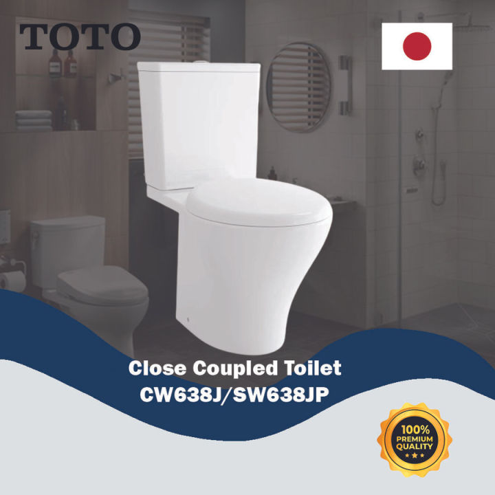 TOTO Closet Duduk CW638J | Lazada Indonesia