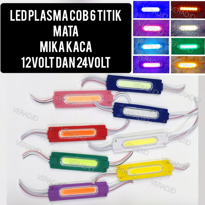 Lampu Led 6 mata titik COB plasma variasi 12 Volt 24 Volt MURAH BISA COD | Lazada Indonesia