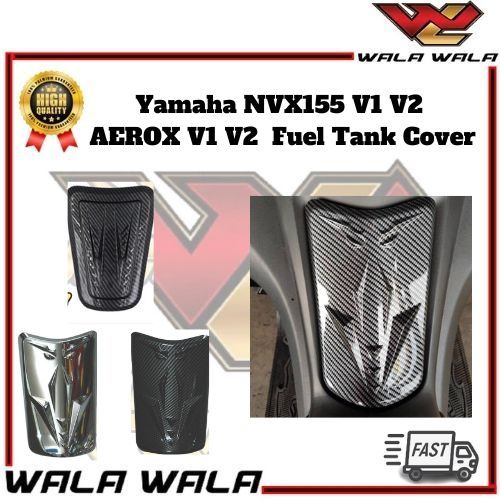 Yamaha NVX155 V1 V2 AEROX V1 V2 Fuel Tank Cover Chrome Carbon | Lazada