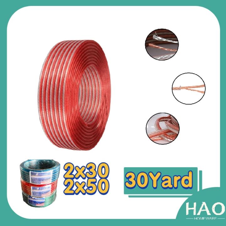 Kabel listrik transparan berharga/kabel audio/super promo 2x30 30Yard ...