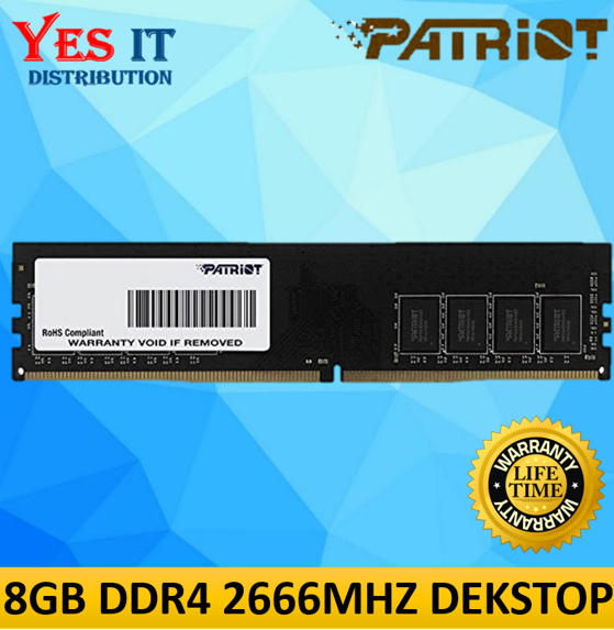 Patriot Signature 8GB 2666MHz / 8GB/16GB 3200MHz DDR4 PC Desktop Ram ...