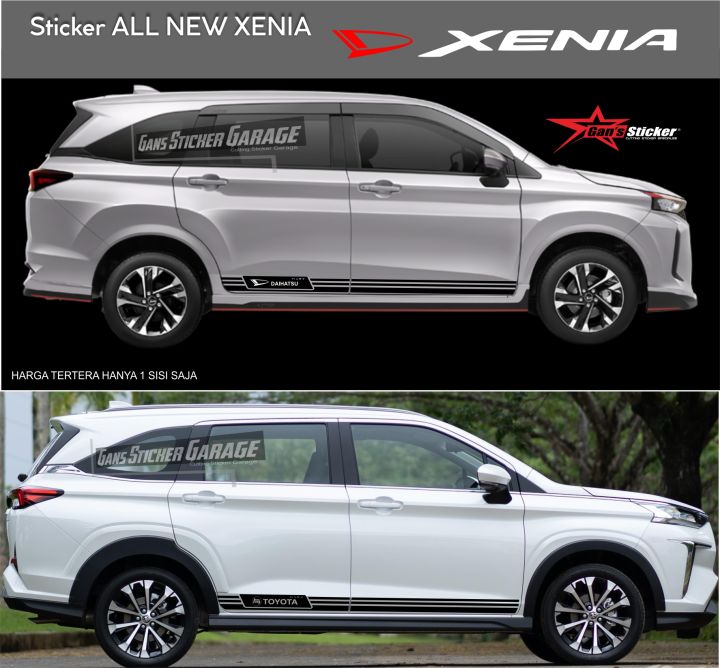 sticker all new avanza 2022 2023 all new veloz 2022 2023 all new xenia ...