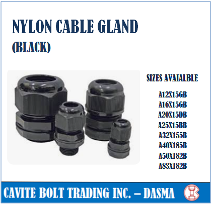 NYLON CABLE GLAND (BLACK) | Lazada PH