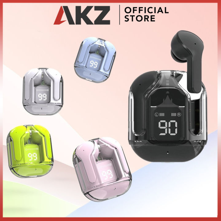 AKZ H4 Tws Earphone Wireless Bluetooth 5.0 Headphones Sport Gaming ...