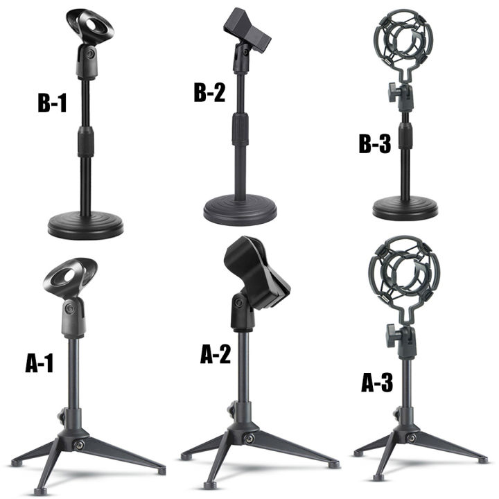 Mini Foldable Desk Microphone Stand Adjustable Microphone Bracket ...