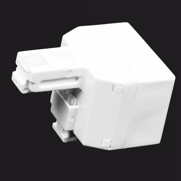 KAweNR-2-Way 6P4C RJ11 Modular Phone Telephone Wall Adapter and ...