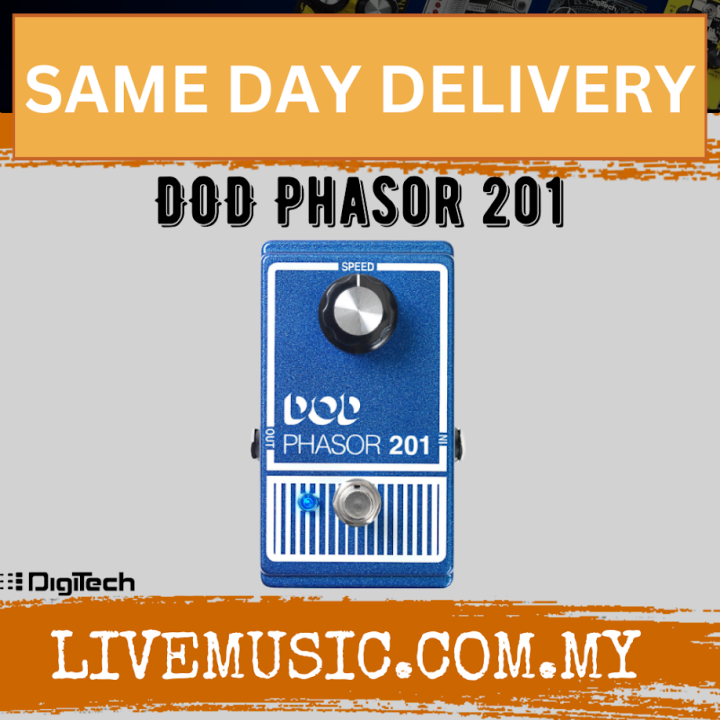 Digitech DOD Phasor 201 Analog Phase Shifter Guitar Effect Pedal | Lazada