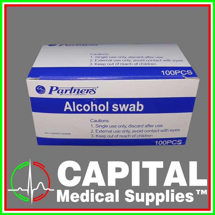 Sterile Alcohol Swab / Pad 70% Isopropyl Alcohol, Single Use only, 100 ...