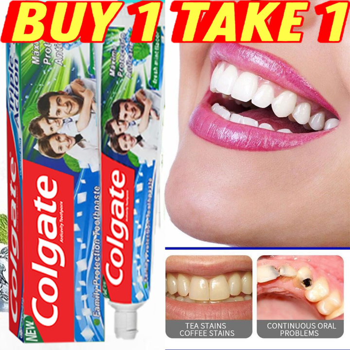 [BUY 1 TAKE 1] Colgate baking soda peppermint whitening toothpaste ...