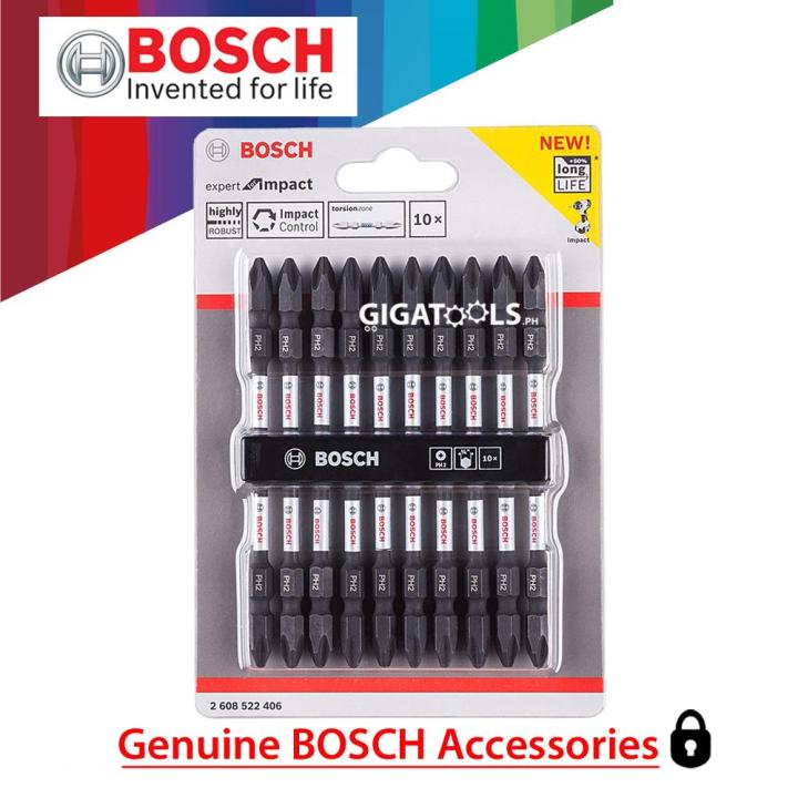 New Bosch Magnetic Impact PH2 Double Ended Philips Screwdriver / Screw ...