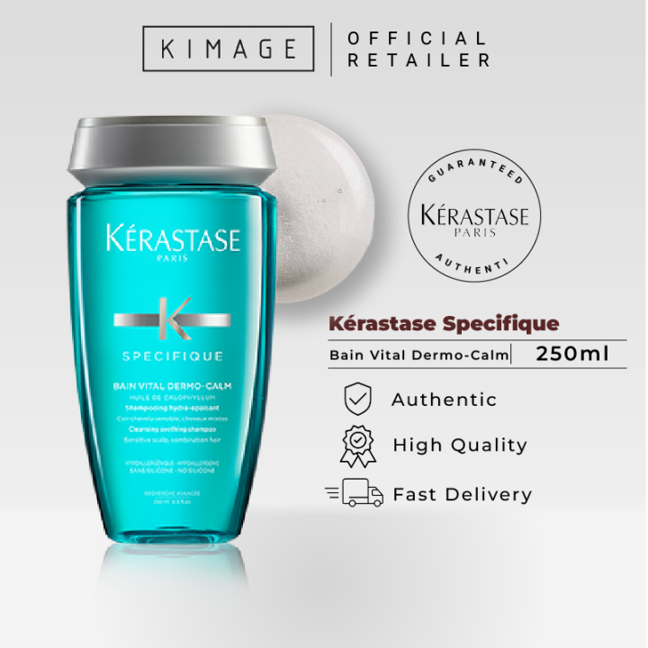 Kerastase Specifique Bain Vital Dermo-Calm Cleansing Soothing Shampoo ...