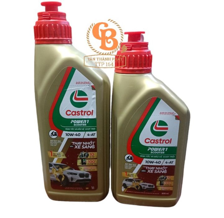 Nhớt castrol power1 scooter ( quét mã TT KM) | Lazada.vn