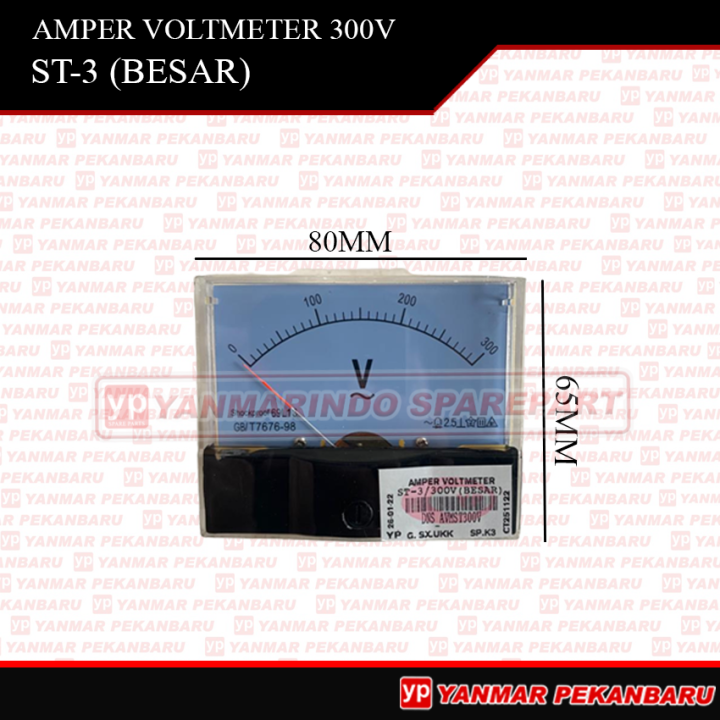 Volt meter ST 3kw big volt meter pengukur tegangan dinamo 300V genset generator | Lazada Indonesia