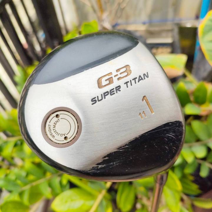 DRIVER DAIWA G-3 SUPER TITAN องศา 11 ก้าน METACARBON R ตีง่าย หน้าเด้ง HYPER Titanium ไม้กอล์ฟ ...