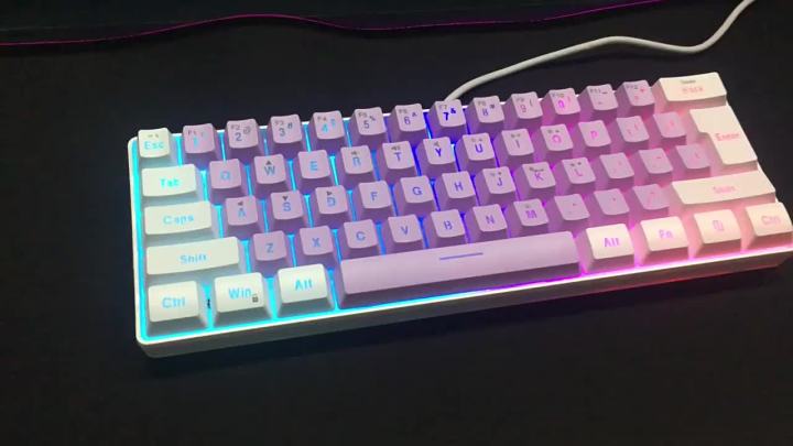 61 Key Color Matching RGB High-Looking Mechanical Feeling TPC Line ...