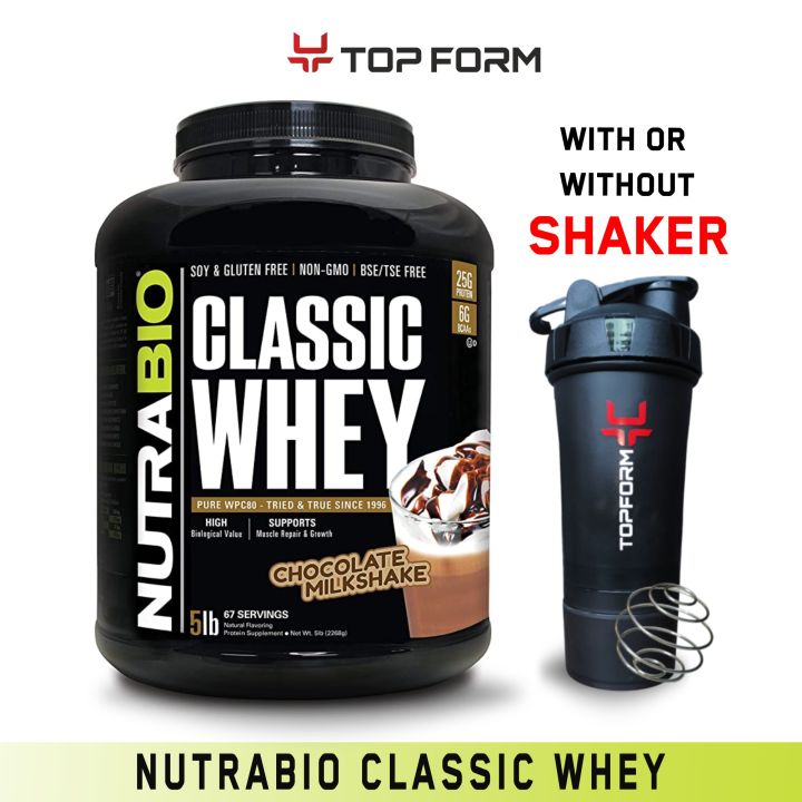 Nutrabio Classic Whey Protein Powder 2lbs And 5lbs Gluten Free And Non Gmo