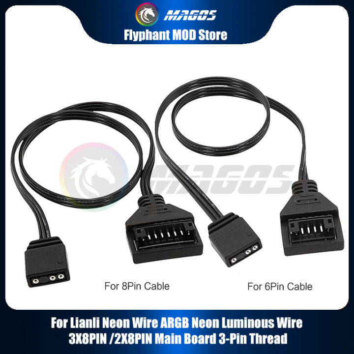 Motherboard 5v Argb Aura Sync Cable For Lian Li Strimer Plus V1 V2 ...