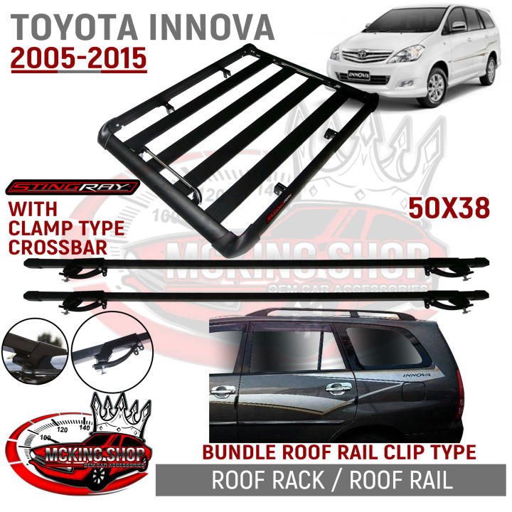 Toyota Innova 2005-2015 STINGRAY Aluminum Roof Rack / Roofrack Top Load ...