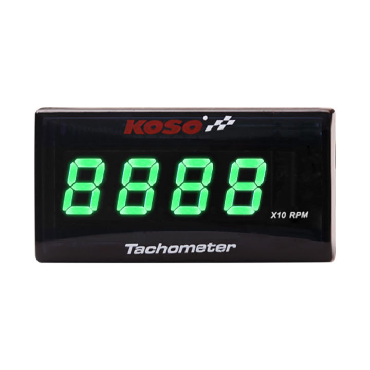 Koso Mini RPM Meter Digital Square LCD Display Engine Tach Hour ...