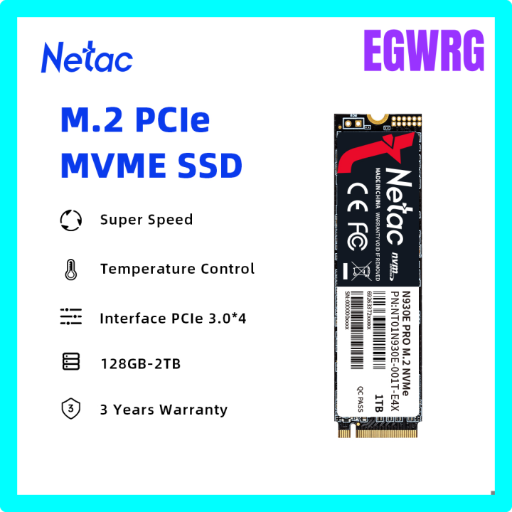 EGWRG Netac ssd NVMe m2 HD 500GB 1TB SSD NVMe M.2 2280 PCIe Gen3x4 Hard ...