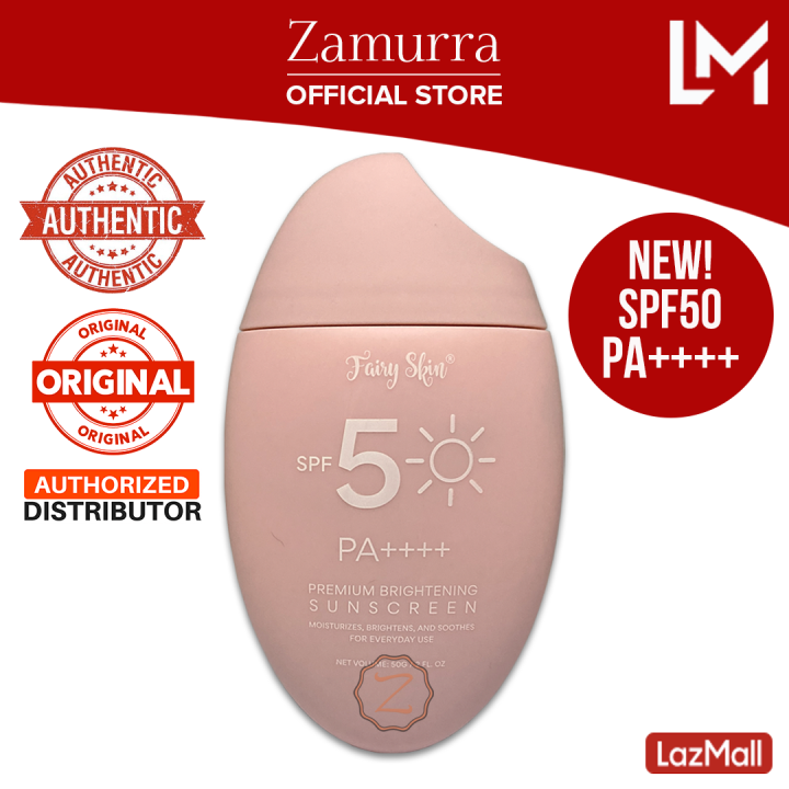 Fairy Skin NEW Sunscreen Premium Brightening Sun Screen SPF50 PA ...