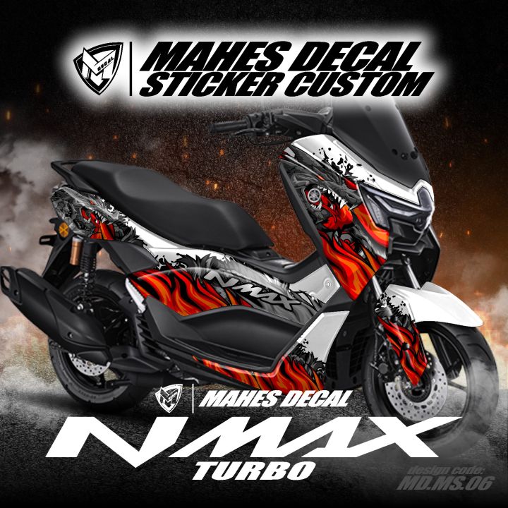 (COD) Decal Sticker Yamaha NMAX TURBO New 2024 Full Body Stiker Skotlet ...