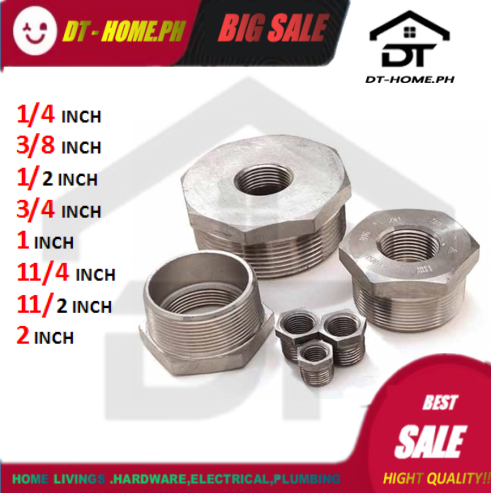 HEAVY DUTY Fittings Bushing Reducer Stainless Steel 304 Pipe Reducer ...