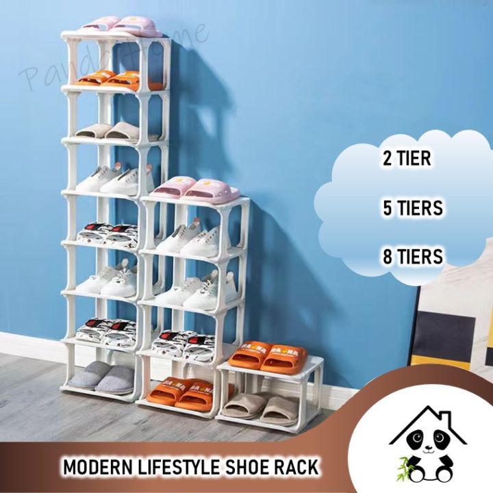 Rak Kasut Multi-Lapisan 3-4-5 Tier | Rak Kasut Ringan Mudah Dipasang ...