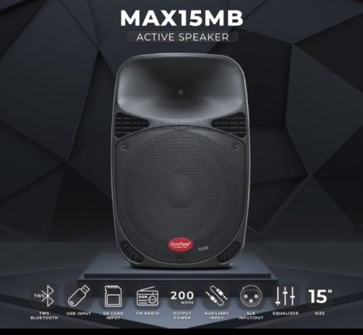 Speaker Aktif BareTone MAX15MB / MAX-15MB "15 Inch Bluetooth TWS ...